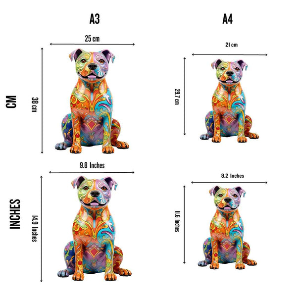 Staffordshire Bull Terrier Dog Staffy - Jigsaw Puzzle