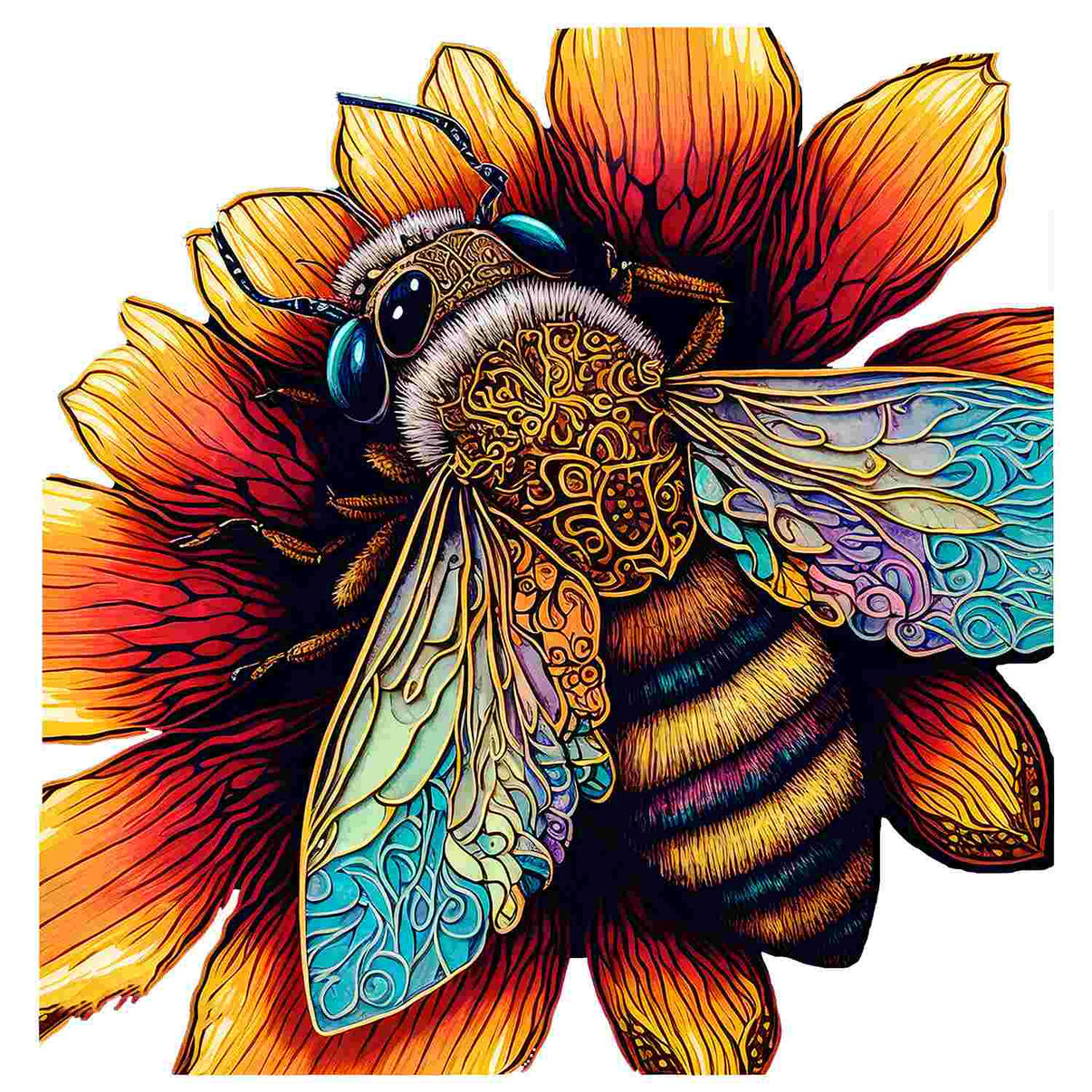 Bee - Wooden Jigsaw Puzzle