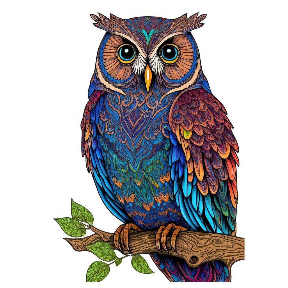 🔥Last Day - Wise Owl - Wooden Jigsaw Puzzle